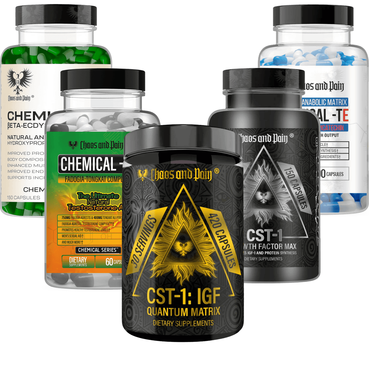 Anabolic Power & Growth Hormone Elite Pack - Chaos and Pain