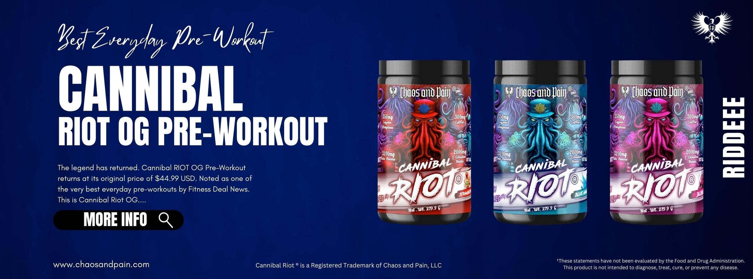 Cannibal Riot OG Pre-Workout - Chaos and Pain