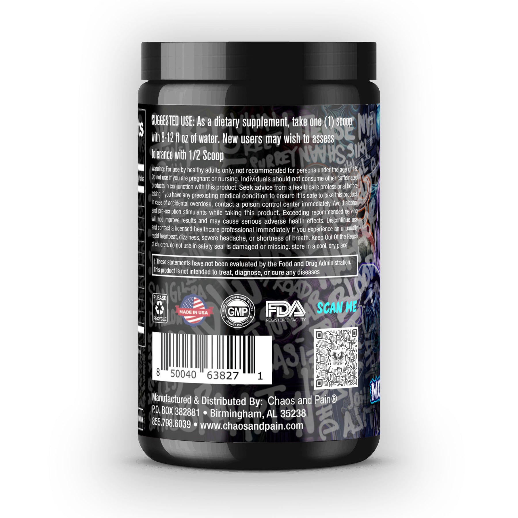 Cannibal Riot AMPeD Pre-Workout - Chaos and Pain