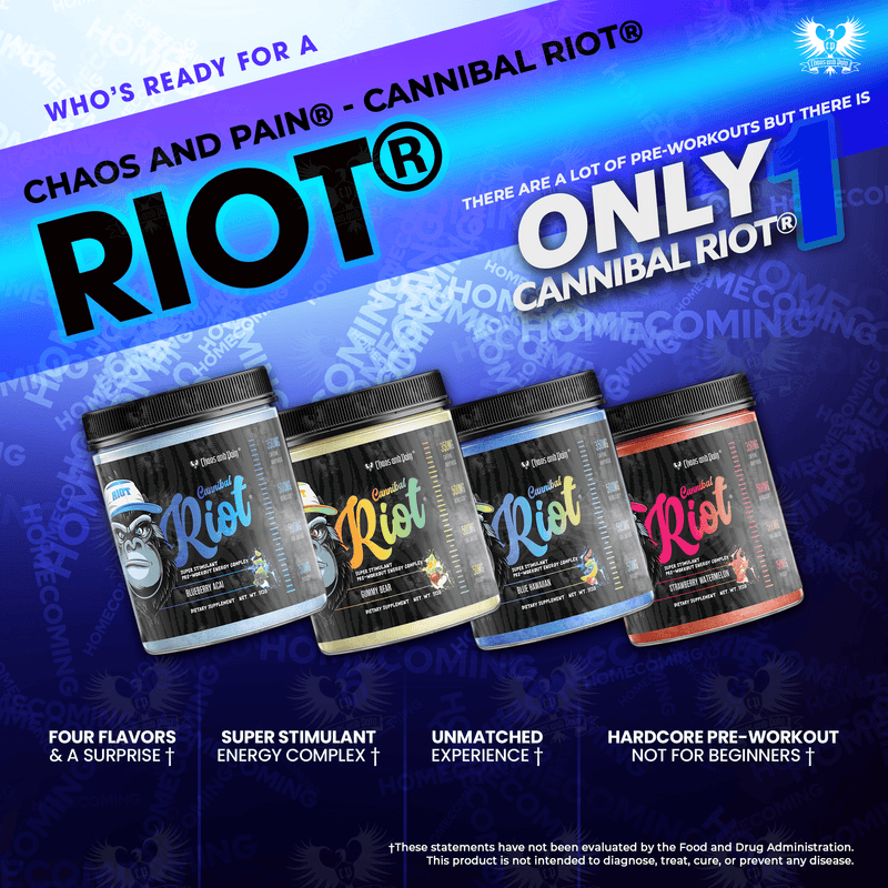 CANNIBAL RIOT PRE-WORKOUT - Chaos and Pain
