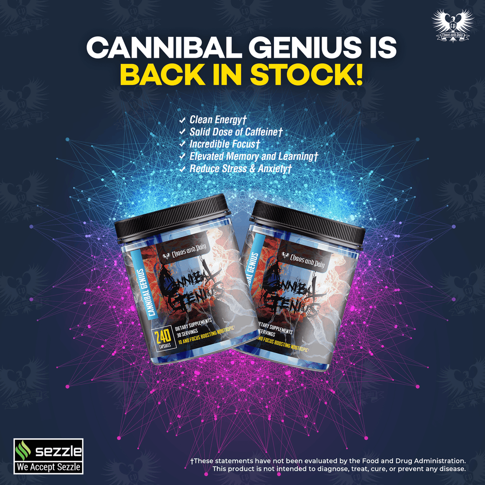 Cannibal Genius Nootropic - Chaos and Pain